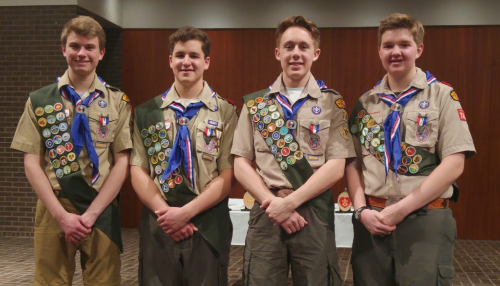 Troop 742 has four new Eagle Scouts! - Scouts BSA Troop 742