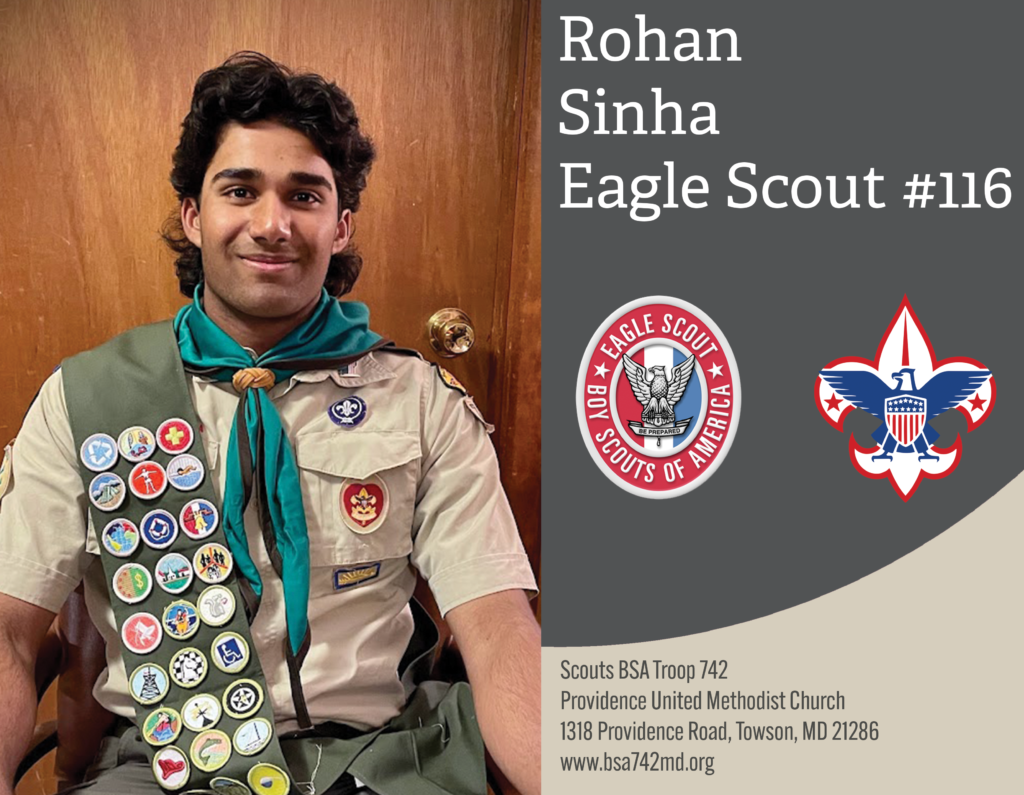 Congratulations to Rohan Sinha Troop 742 Eagle Scout #116 - Scouting ...